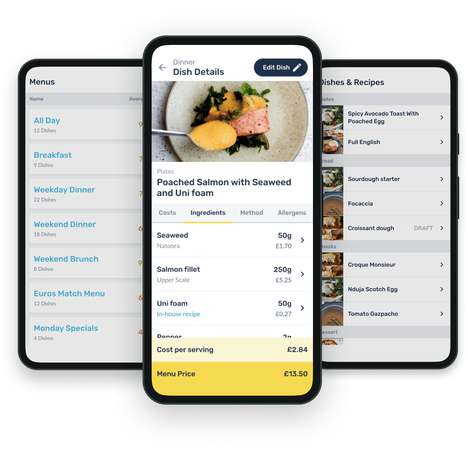 Jelly | App for Chefs | Simple, Accurate and Automated