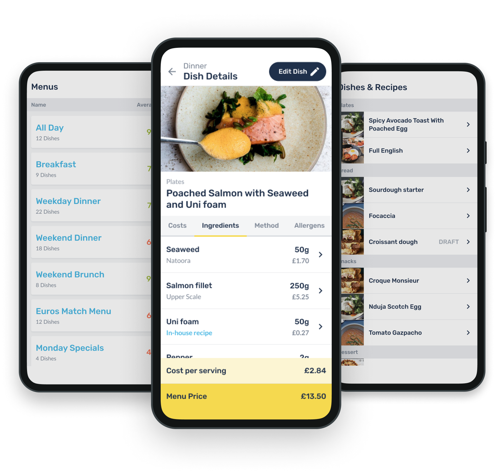 Jelly | App for Chefs | Simple, Accurate and Automated